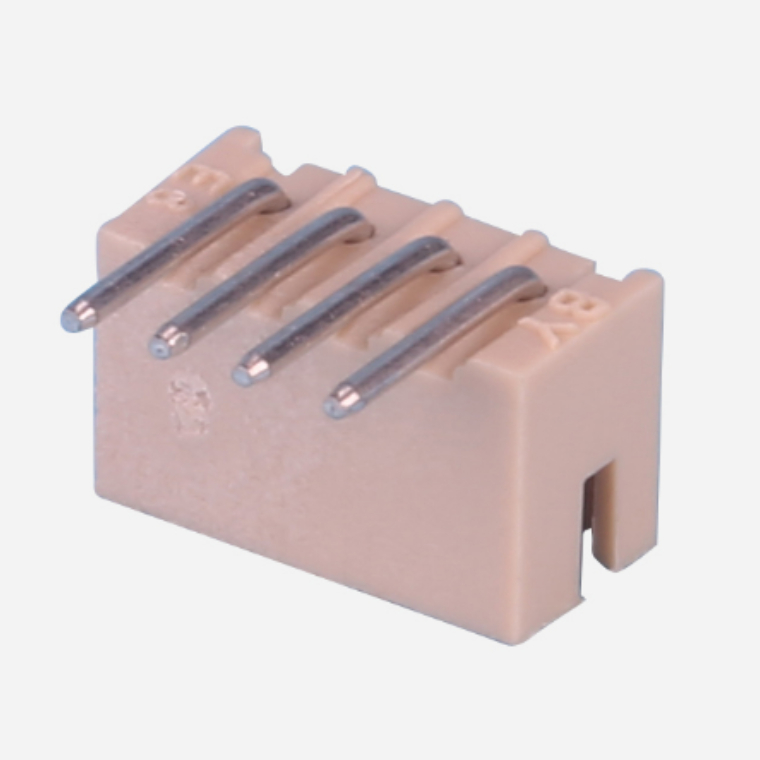 WTB连接器ZH1.5针座-4P 弯针米黄色 - YDTEK连接器