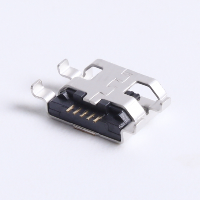 USB连接器Micro USB 沉板 0.8mm 平口 - YDTEK连接器
