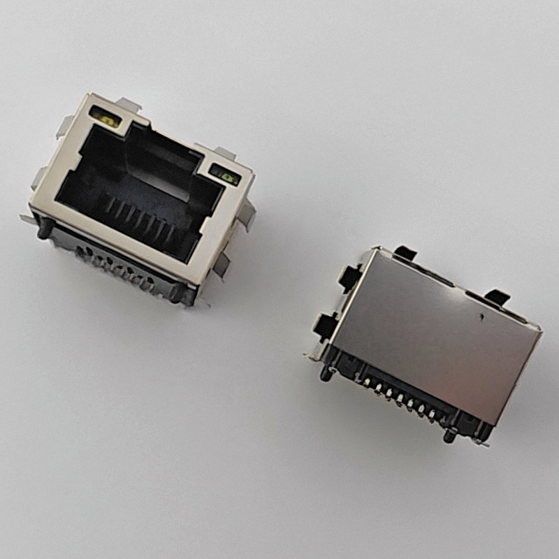 网络接口RCH-81-02 TP 带灯带弹 - YDTEK连接器