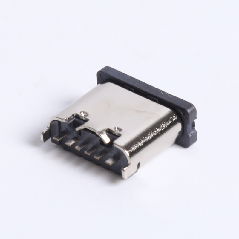 USB连接器Type-C 立插 6pin H6.8mm - YDTEK连接器