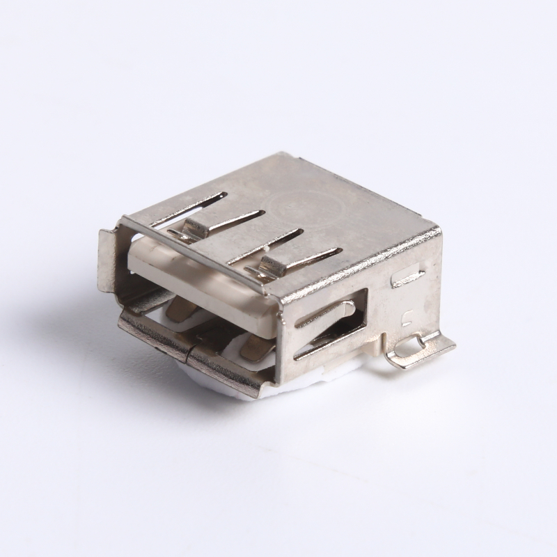 USB连接器USB母座 全贴 卷边 1.0柱 - YDTEK连接器