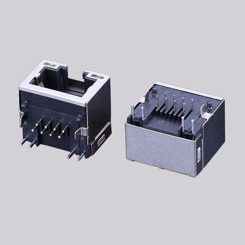 网络接口RCH-81-02（带灯无弹）-1 - YDTEK连接器